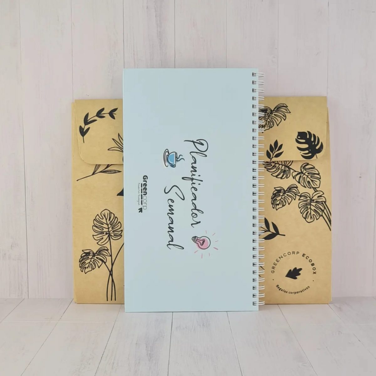 Eco Planner Semanal Celeste – Regalos Corporativos Sustentables ...